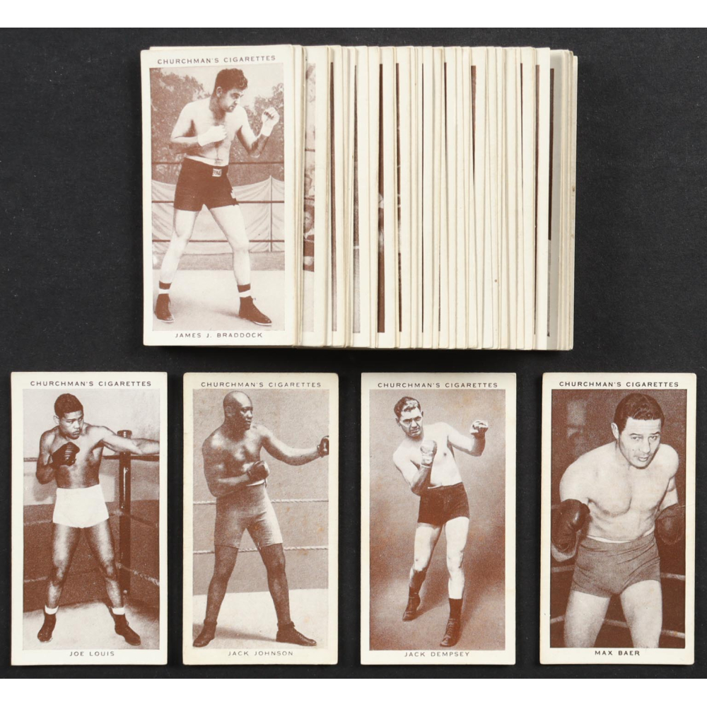 1938 W.A. & A.C. Churchman "Boxing Personalities" Cigarettes Cards ...