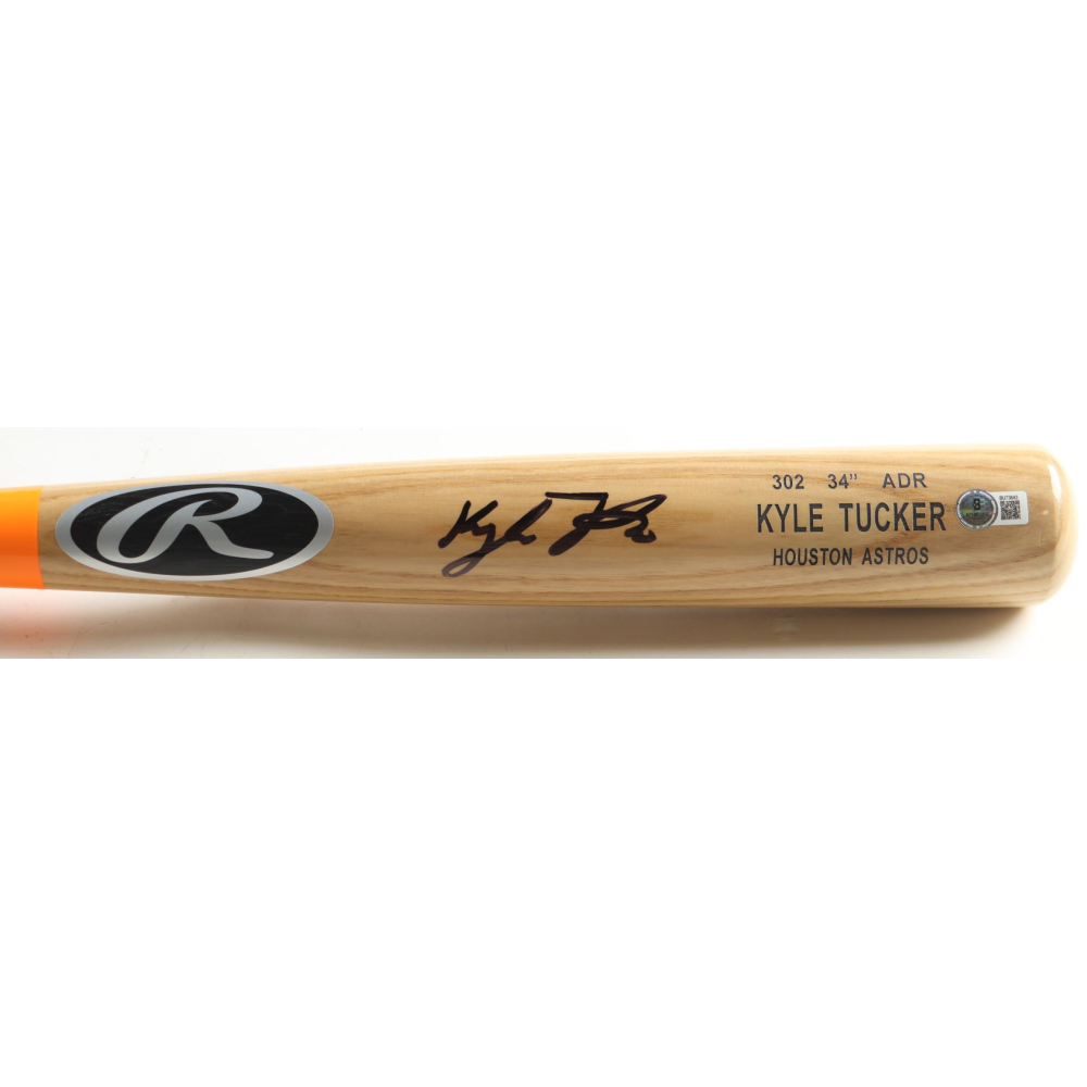 Kyle Tucker Signed Rawlings Player Model Baseball Bat (Beckett ...
