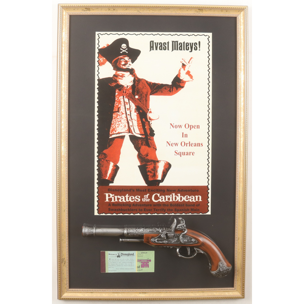 Disney's Disneyland Pirates of the Caribbean Custom Framed Photo ...