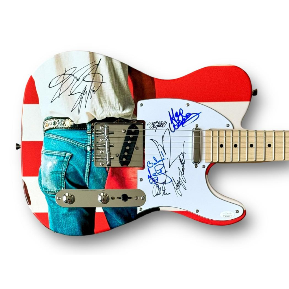 "Bruce Springsteen & The E Street Band" Custom Telecaster Style Guitar ...
