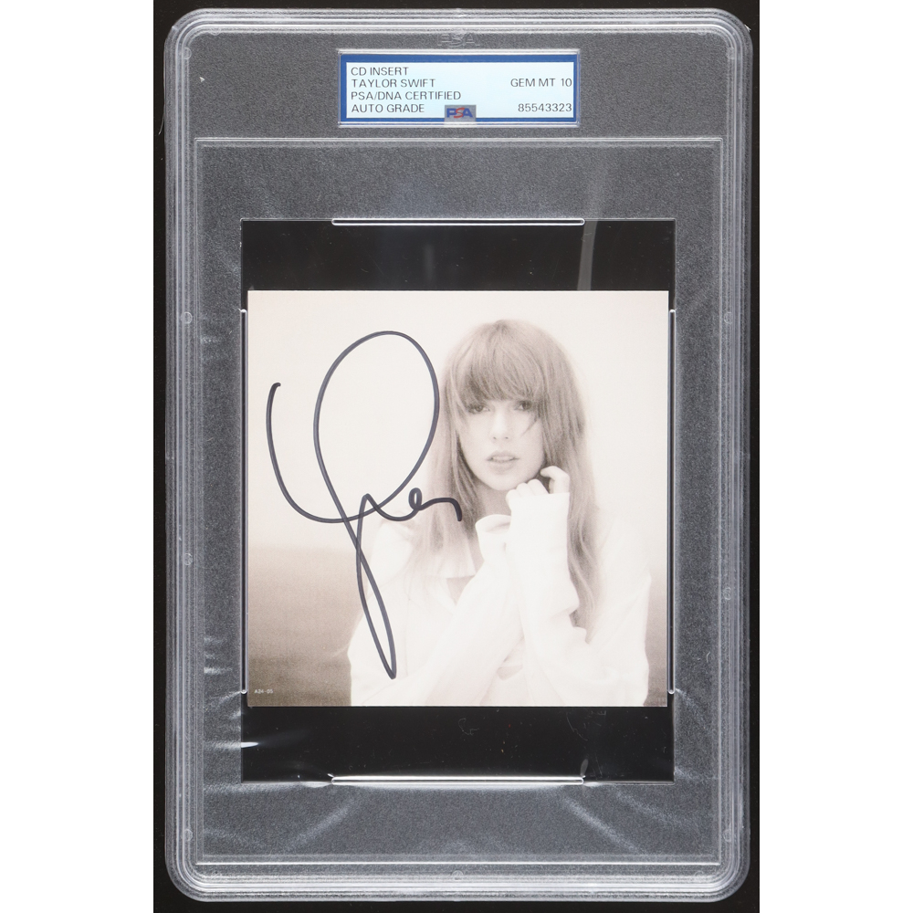 Taylor Swift Signed "The Tortured Poets Department" CD Insert (PSA ...