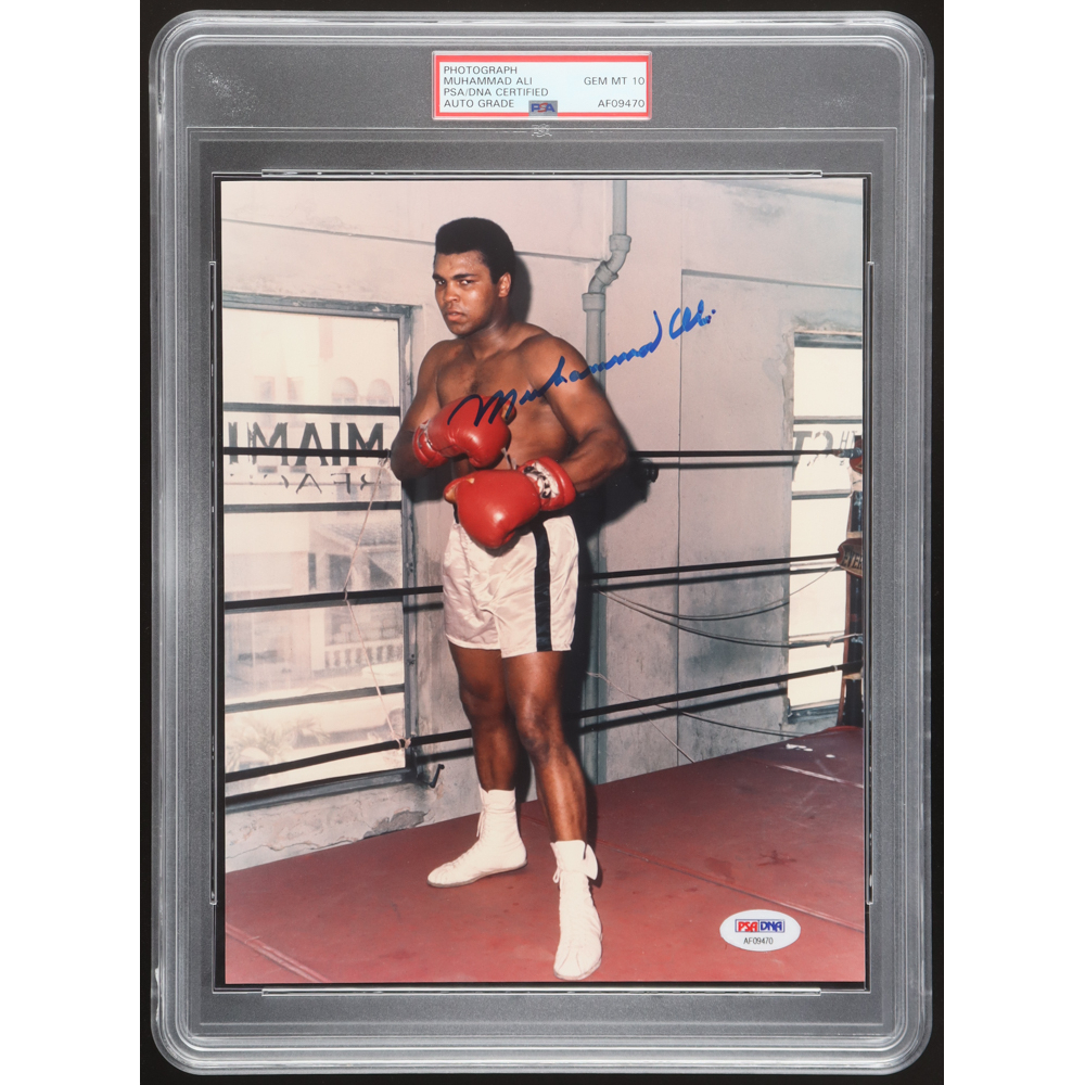 Muhammad Ali Signed 8x10 Photo (PSA | Auto 10) | Pristine Auction