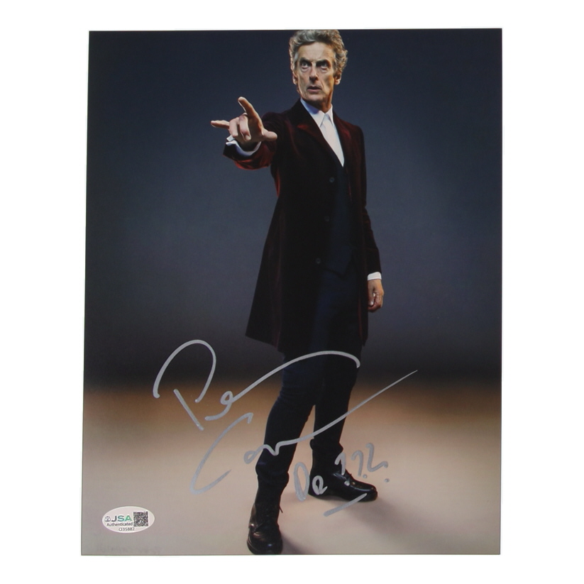 Peter Capaldi Signed "Doctor Who" 8x10 Photo Inscribed "Dr. ???" (JSA ...