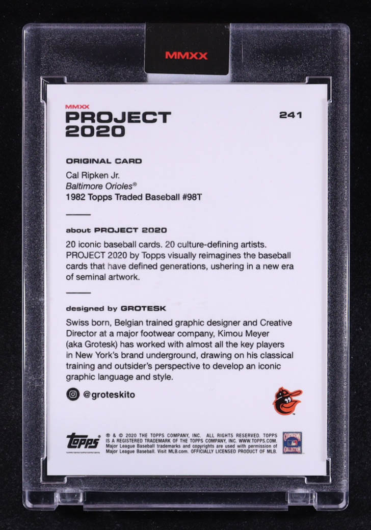 Cal Ripken Jr. 2020 Topps Project 2020 #241 / Grotesk | Pristine Auction