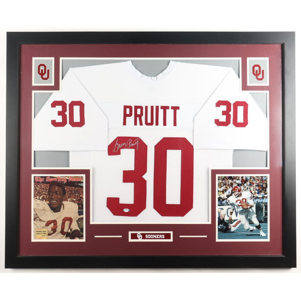 Greg Pruitt Signed Custom Framed Jersey Display (PSA) | Pristine Auction