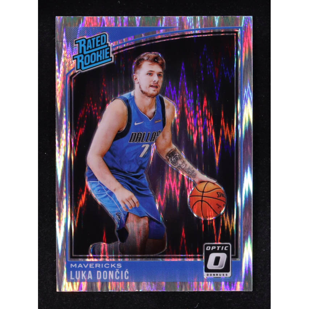 Luka Doncic 2018-19 Donruss Optic Shock #177 RR RC | Pristine Auction