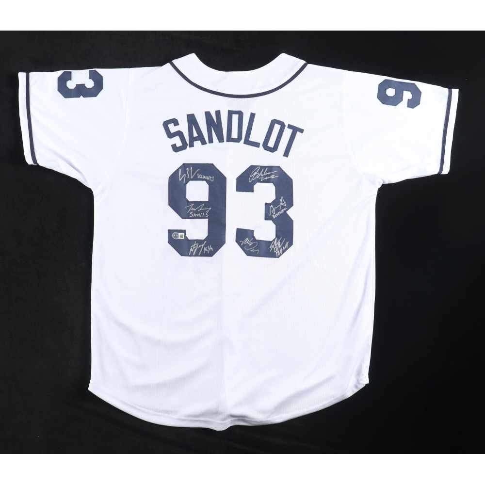 Jersey Cast-Signed by (7) with Tom Guiry, Chauncey Leopardi, Marty York ...