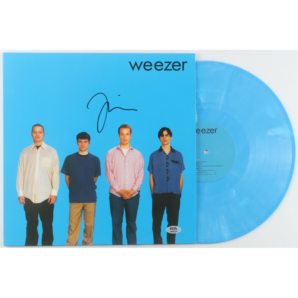 Rivers Cuomo Signed Weezer "The Blue Album" Vinyl Record Album (PSA ...