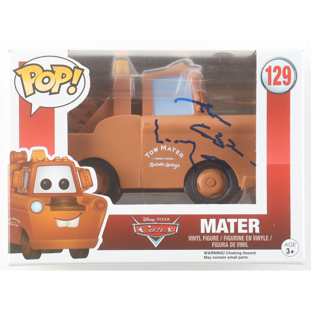 Larry The Cable Guy Signed "Cars" #129 Mater Funko Pop Vinyl Figure ...