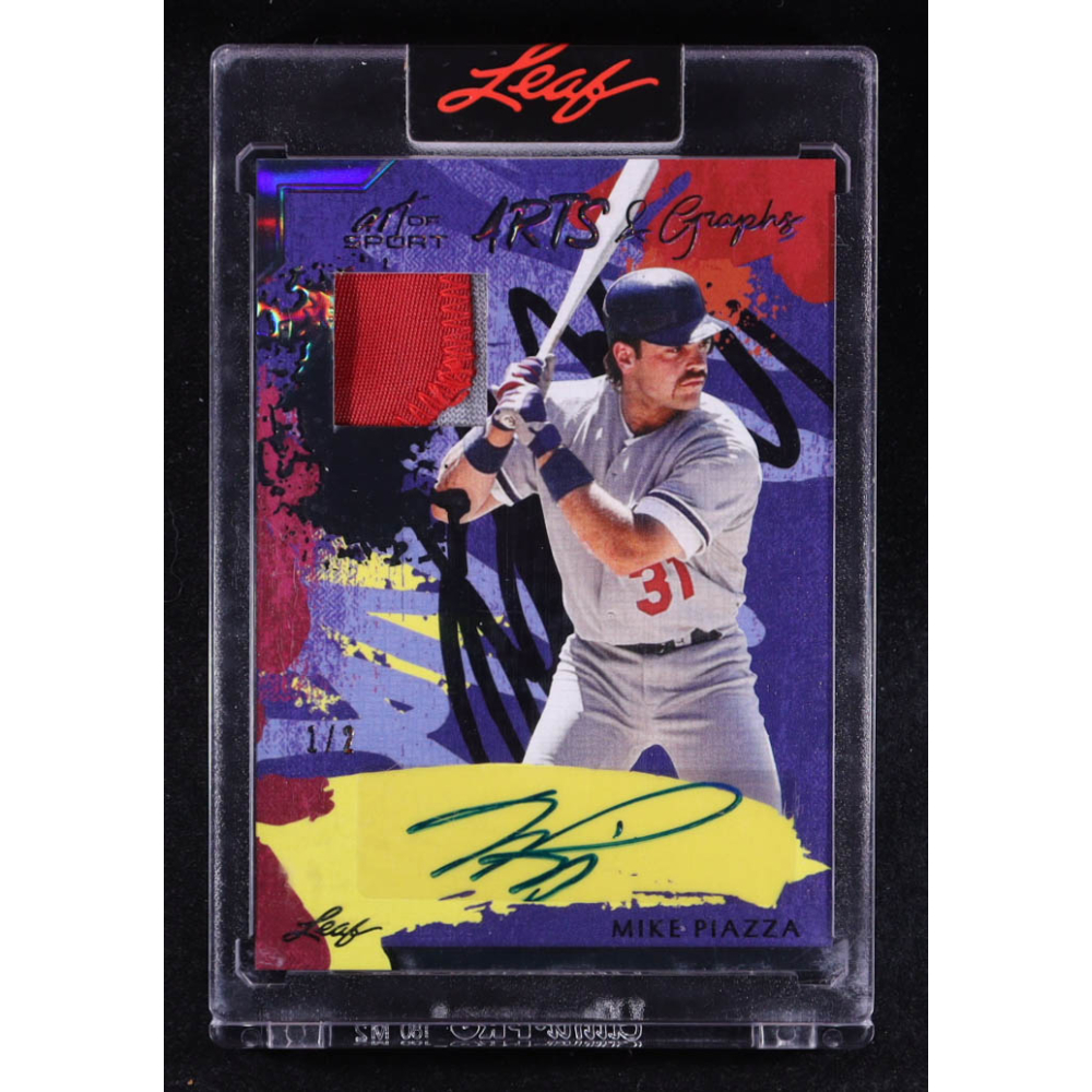 Mike Piazza 2023 Leaf Art Of Sport Arts & Graphs Auto #AG-MP1 #1/2 ...