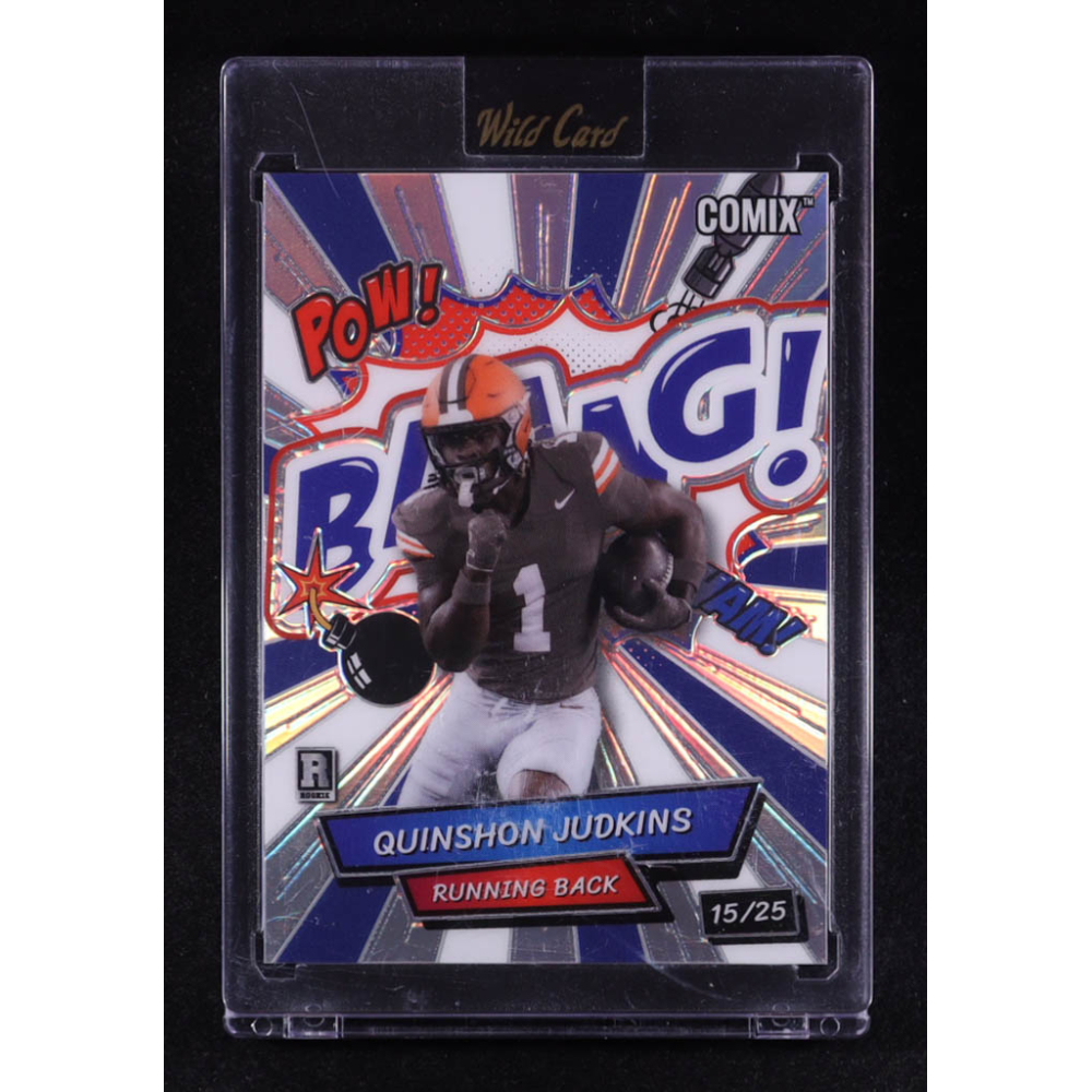 Quinshon Judkins 2025 Wild Card Comix Rookie and Legend #ACBRB-QJ RC ...