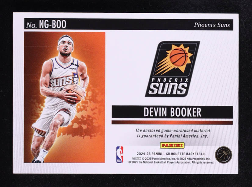 Devin Booker 2024-25 Panini Silhouette NBA Gear #NG-BOO | Pristine Auction
