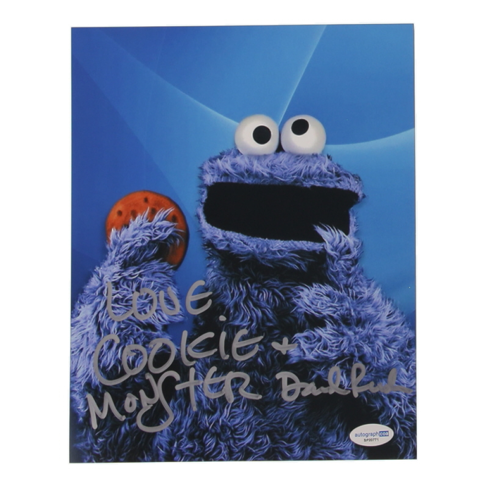 David Rudman Signed "Sesame Street" 8x10 Photo Inscribed "Love Cookie ...