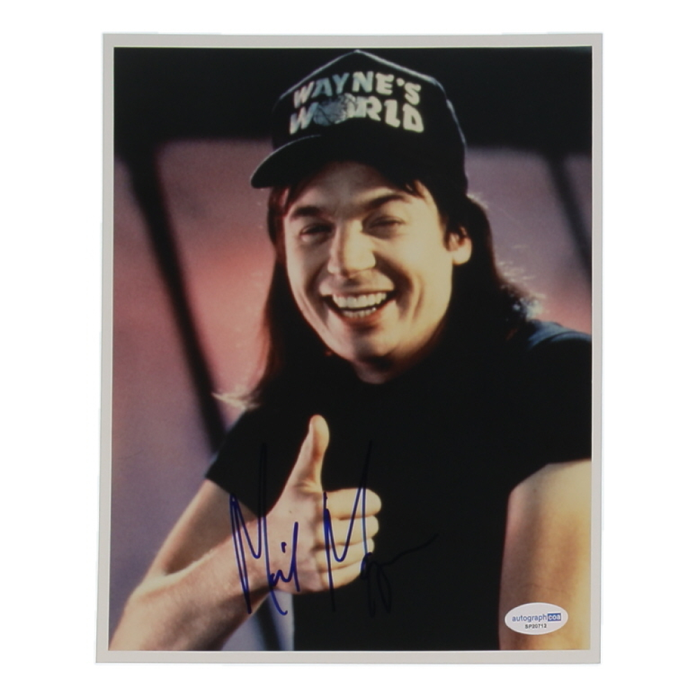 Mike Myers Signed "Wayne's World" 8x10 Photo (ACOA) | Pristine Auction