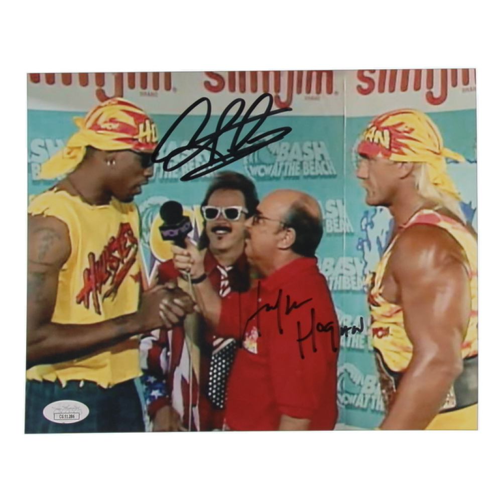 Dennis Rodman & Hulk Hogan Signed WCW 8x10 Photo (JSA) | Pristine Auction
