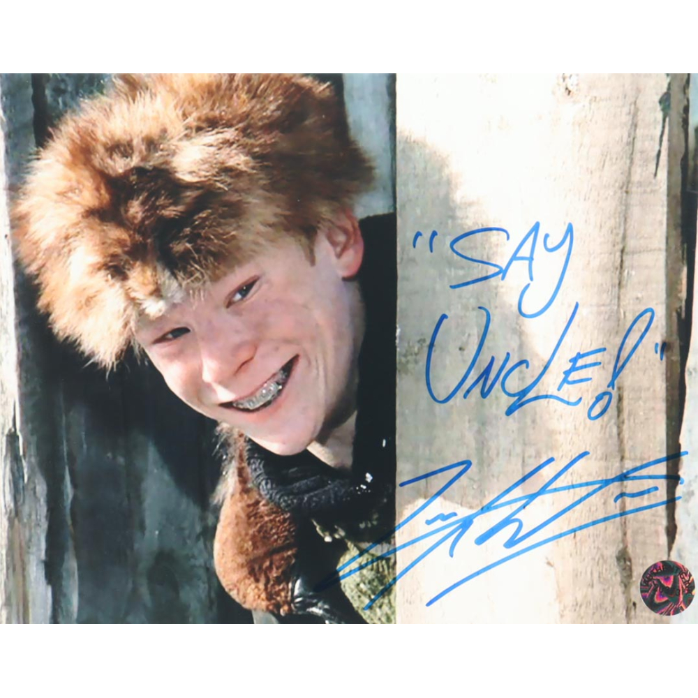 Zack Ward Signed "A Christmas Story" 8x10 Photo Inscribed "'Say Uncle ...