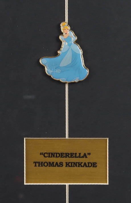 Thomas Kinkade "Cinderella" Custom Framed Print Display with Jumbo ...