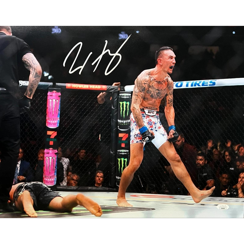 Max Holloway Signed UFC 16x20 Photo (JSA) | Pristine Auction