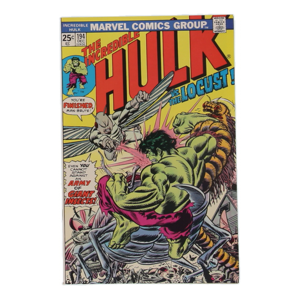1974 "The Incredible Hulk" Issue #194 Marvel Comic Book | Pristine Auction