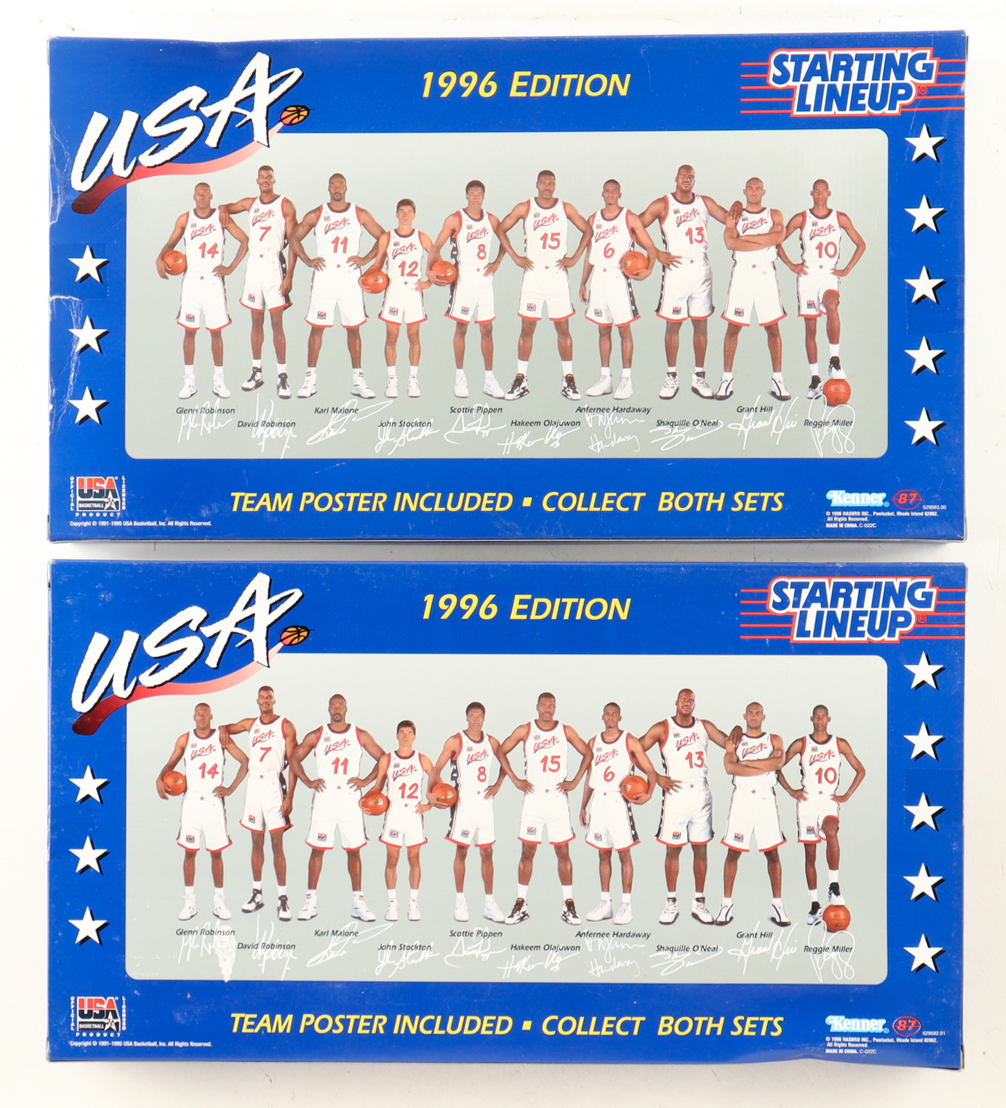 1996 Team USA Kenner Starting Lineup (2) Box Set With (10) Figures ...