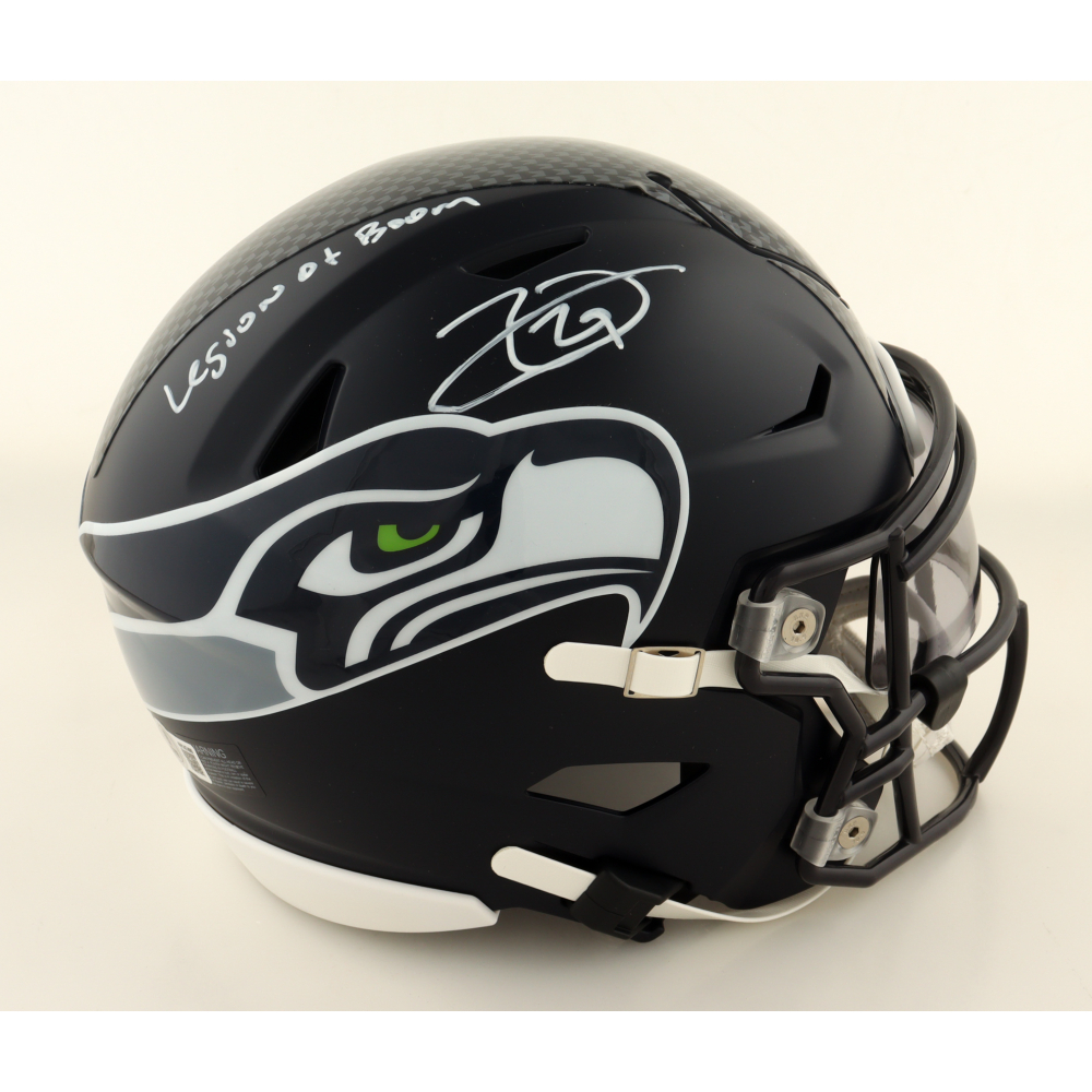 Earl Thomas Signed Seahawks Mid-Size SpeedFlex Helmet With Visor ...