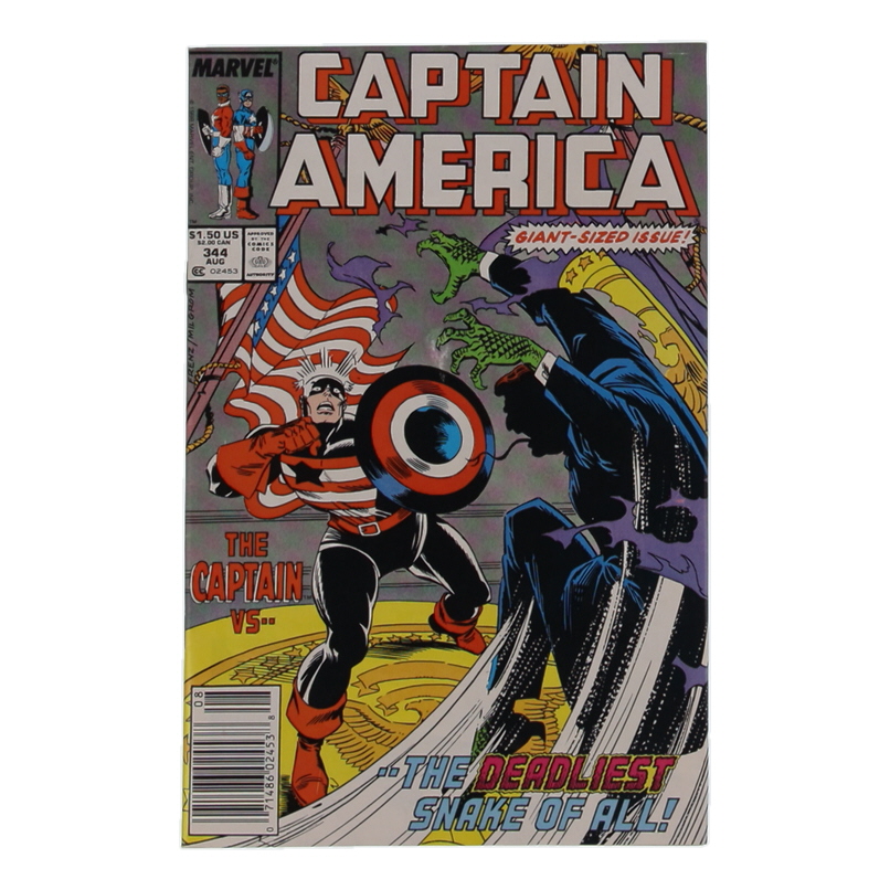 1988 "Captain America" Issue #344 Marvel Comic Book | Pristine Auction