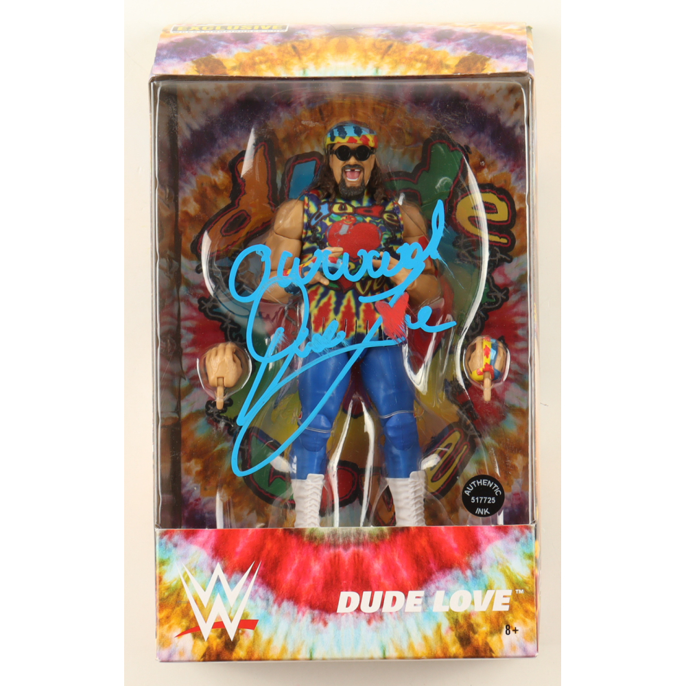 Mick Foley Signed WWE Dude Love Elite Collection Action Figure ...