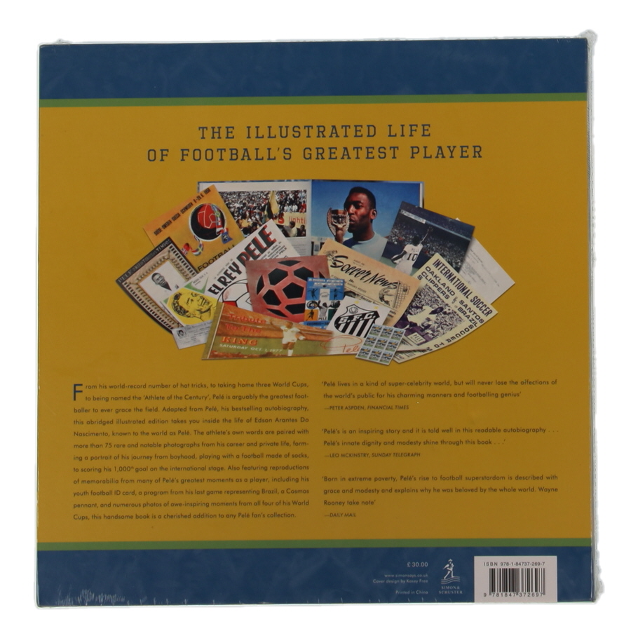 Pele Factory Sealed Book & Sports Memorabilia Set | Pristine Auction