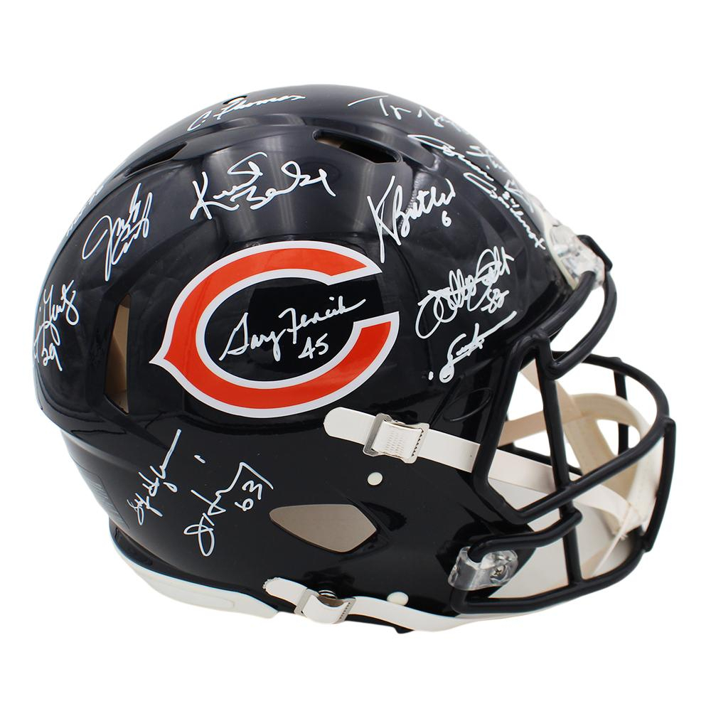 1985 Bears Full-Size Authentic On-Field Speed Helmet Team-Signed By (15 ...