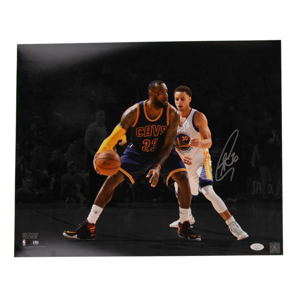 Steph Curry Signed Warriors 16x20 Photo (JSA) | Pristine Auction