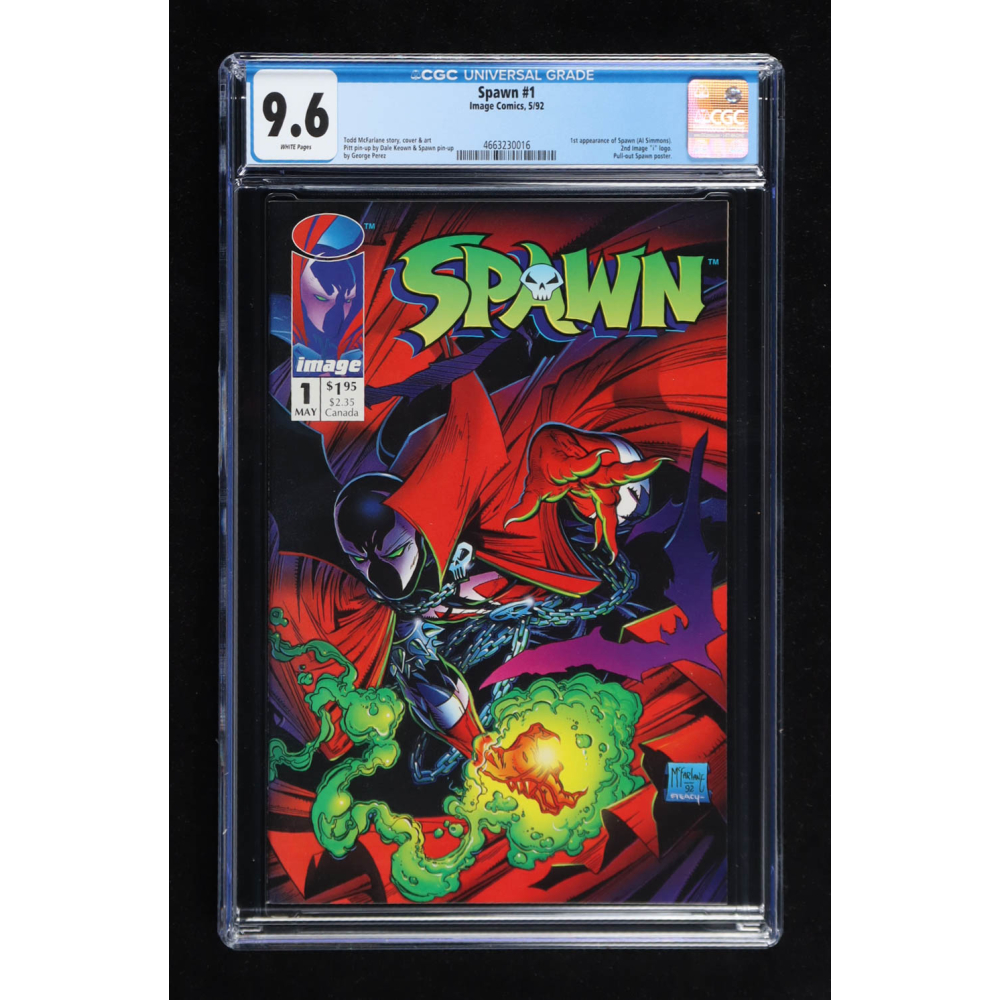 1992 "Spawn" Issue #1 Image Comic Book (CGC 9.6) | Pristine Auction