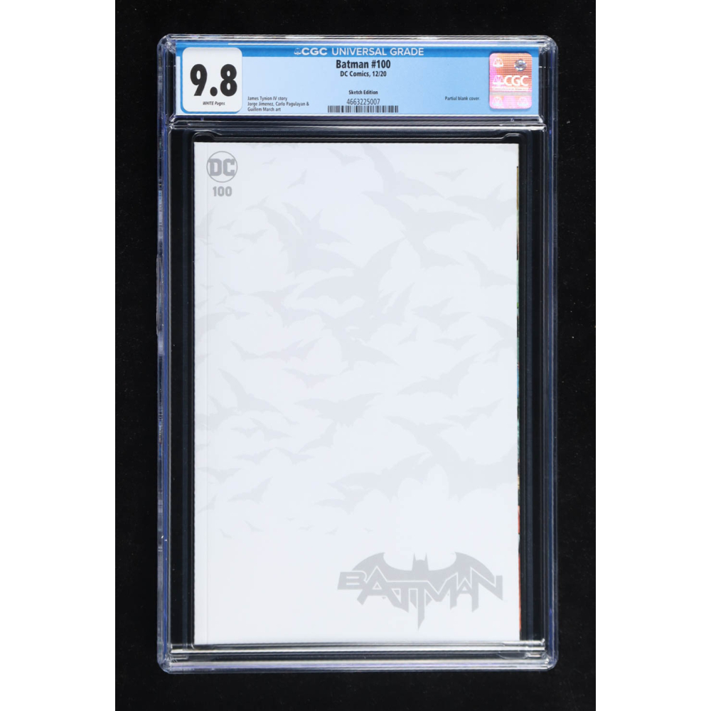 2020 "Batman" Issue #100 DC Comic Book (CGC 9.8) | Pristine Auction