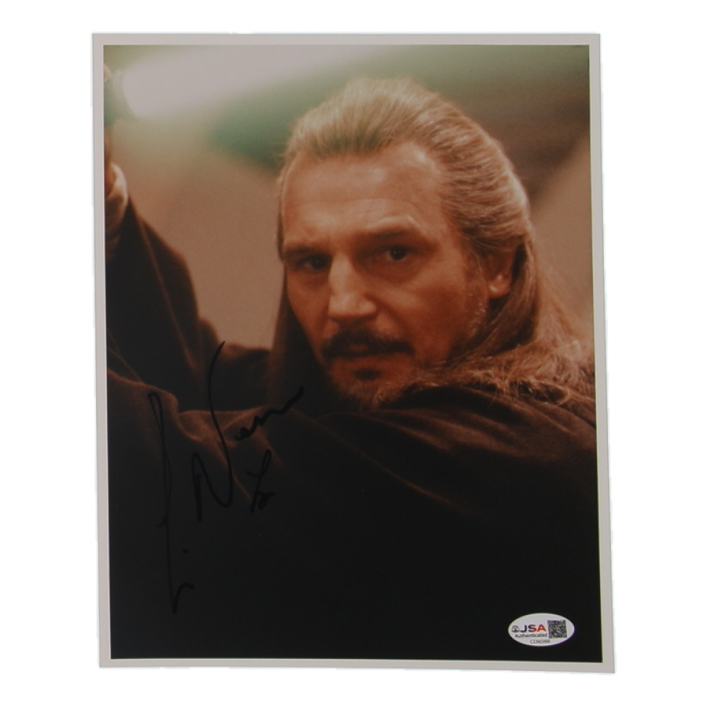 Liam Neeson Signed "Star Wars: Episode I – The Phantom Menace" 8x10 ...