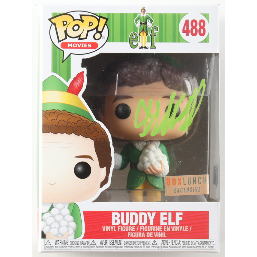 Will Ferrell Signed "Elf" #488 Buddy Elf Funko Pop! Vinyl Figure ...