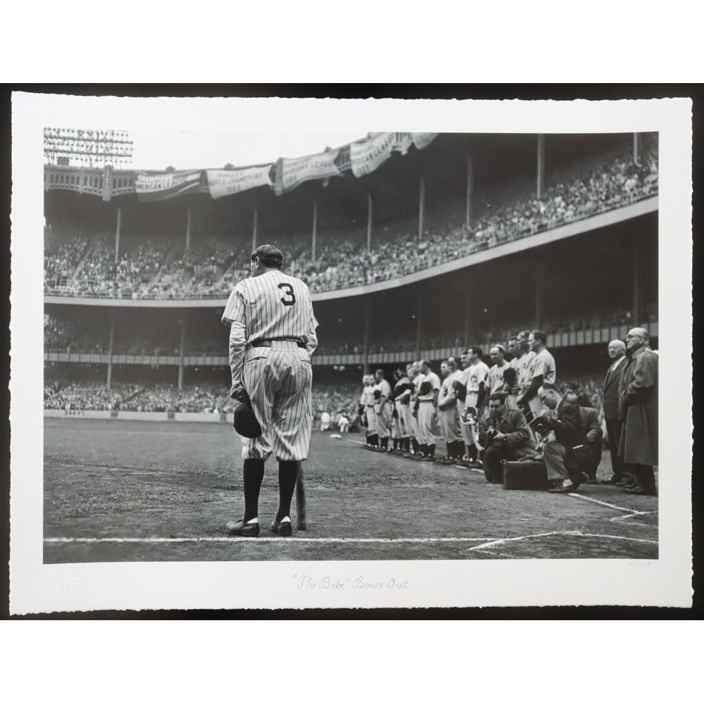 Historical Photo Archive - Babe Ruth ""The Babe" Bows Out" 1948 Limited ...