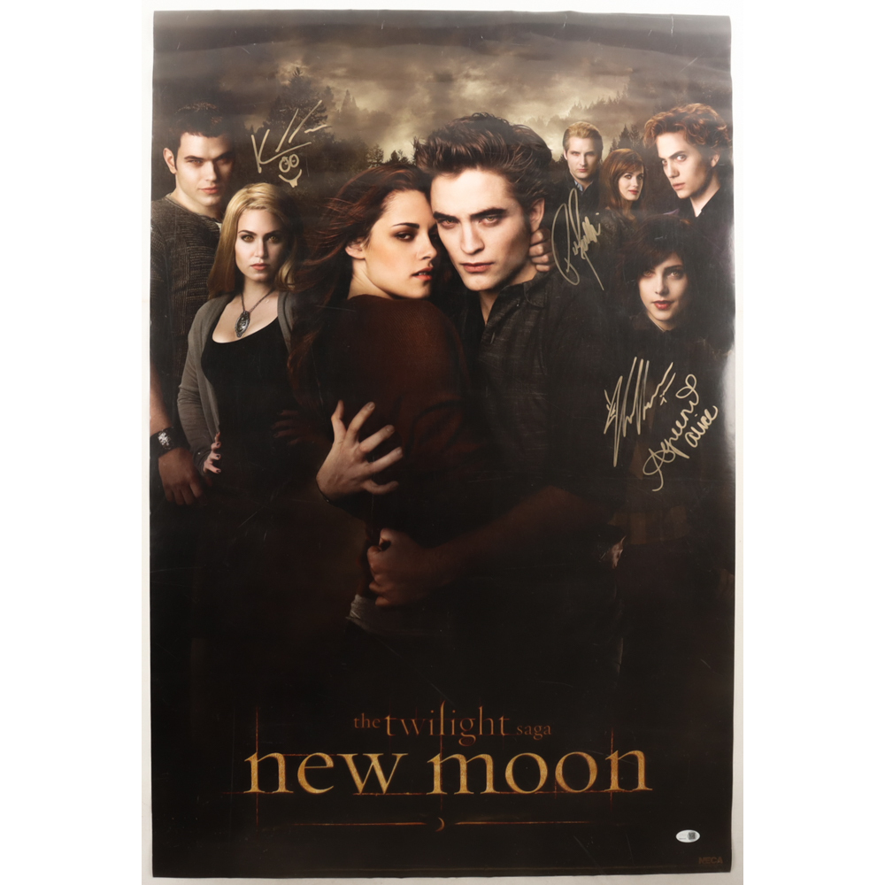 "Twilight: New Moon" 24x36 Movie Poster Signed by Ashley Green, Kellen ...