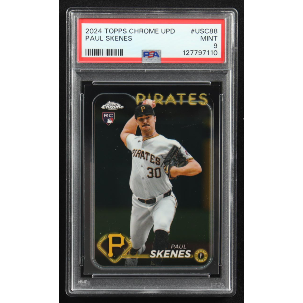 Paul Skenes 2024 Topps Chrome Update #USC88 RC (PSA 9) | Pristine Auction