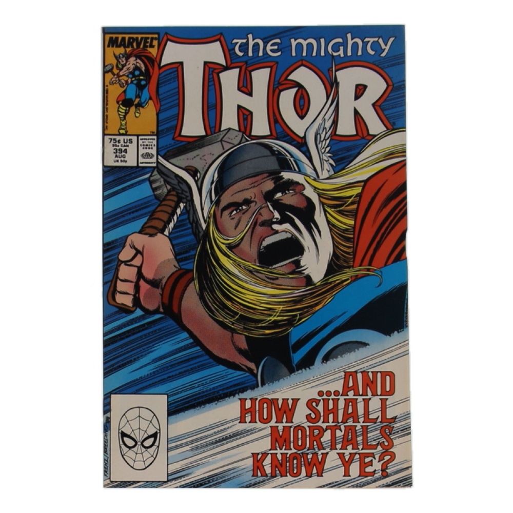 1988 "The Mighty Thor" Issue #394 Marvel Comic Book | Pristine Auction