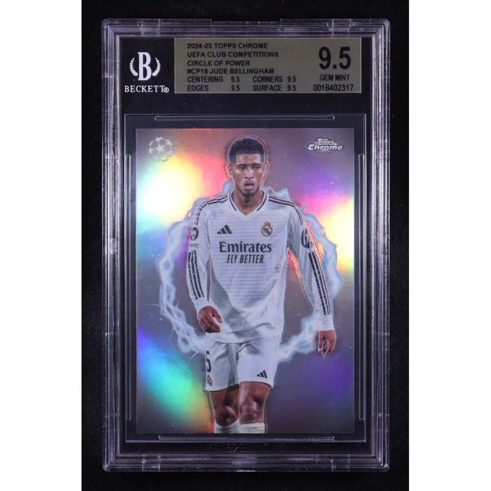 Jude Bellingham 2024-25 Topps Chrome UEFA Club Competitions Circle of ...