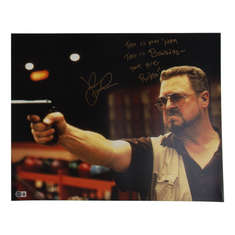 John Goodman Signed "The Big Lebowski" 16x20 Photo (Beckett) | Pristine ...