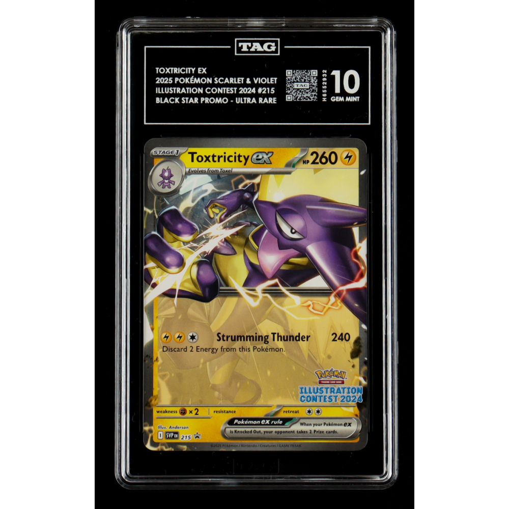 Toxtricity 2025 Pokemon SVP Scarlet & Violet Black Star Promos #215 ...