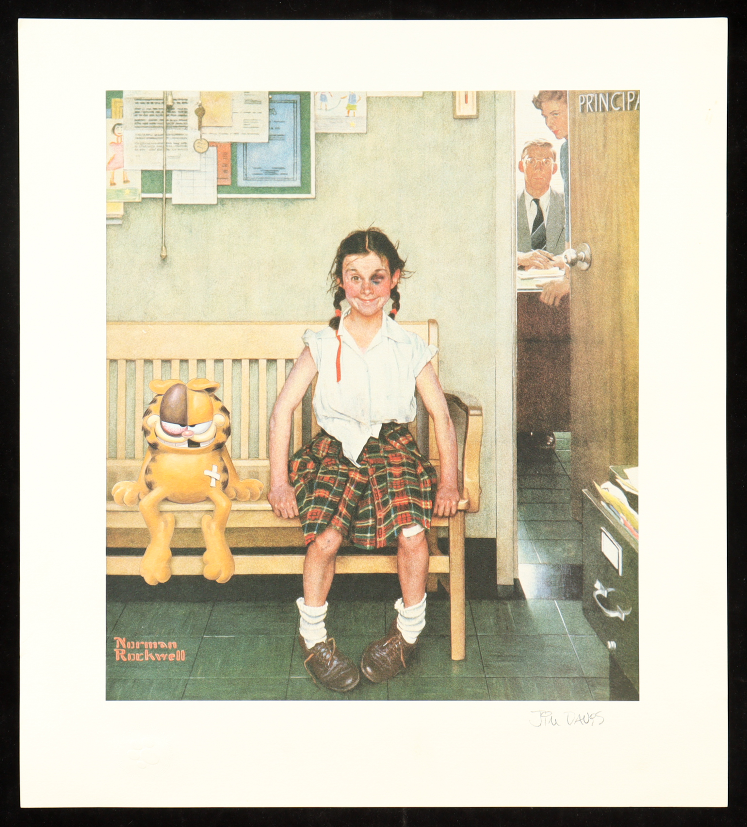 “The Doctor’s Office” Lithograph Signed By The Artist Jim Davis (Davis ...