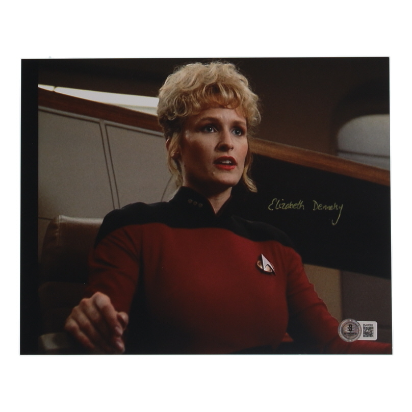 Elizabeth Dennehy Signed "Star Trek: The Next Generation" 8x10 Photo ...