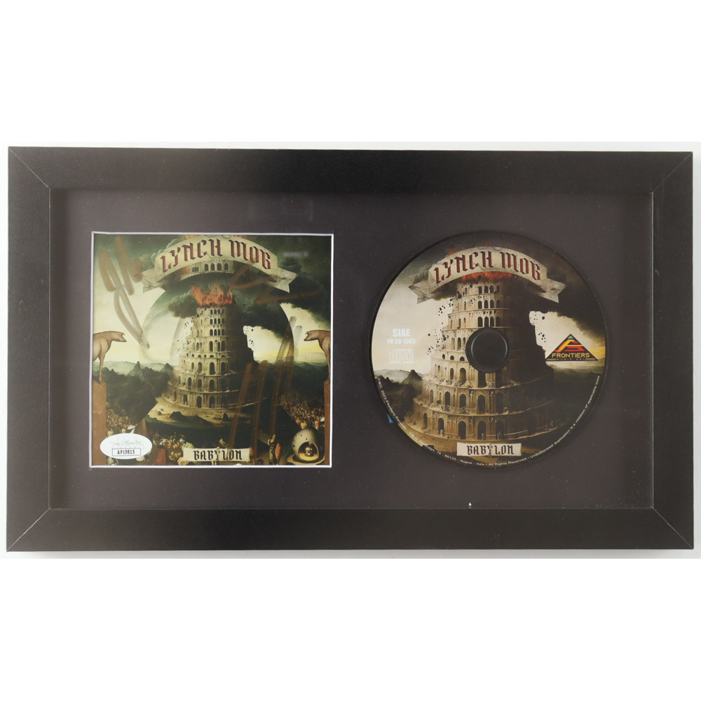 Lynch Mob "Babylon" Custom Framed CD Insert Display Band-Signed By (4 ...