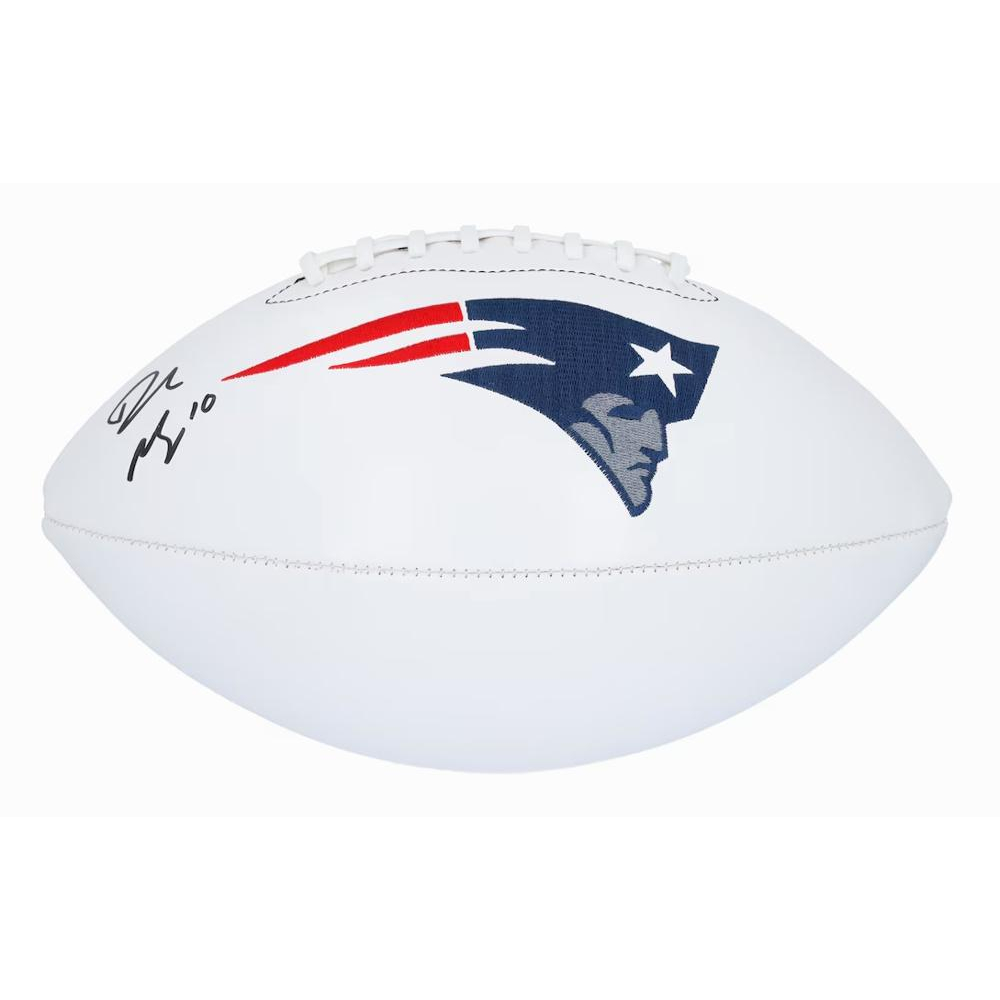 Drake Maye Signed Patriots Logo Football (Fanatics) | Pristine Auction