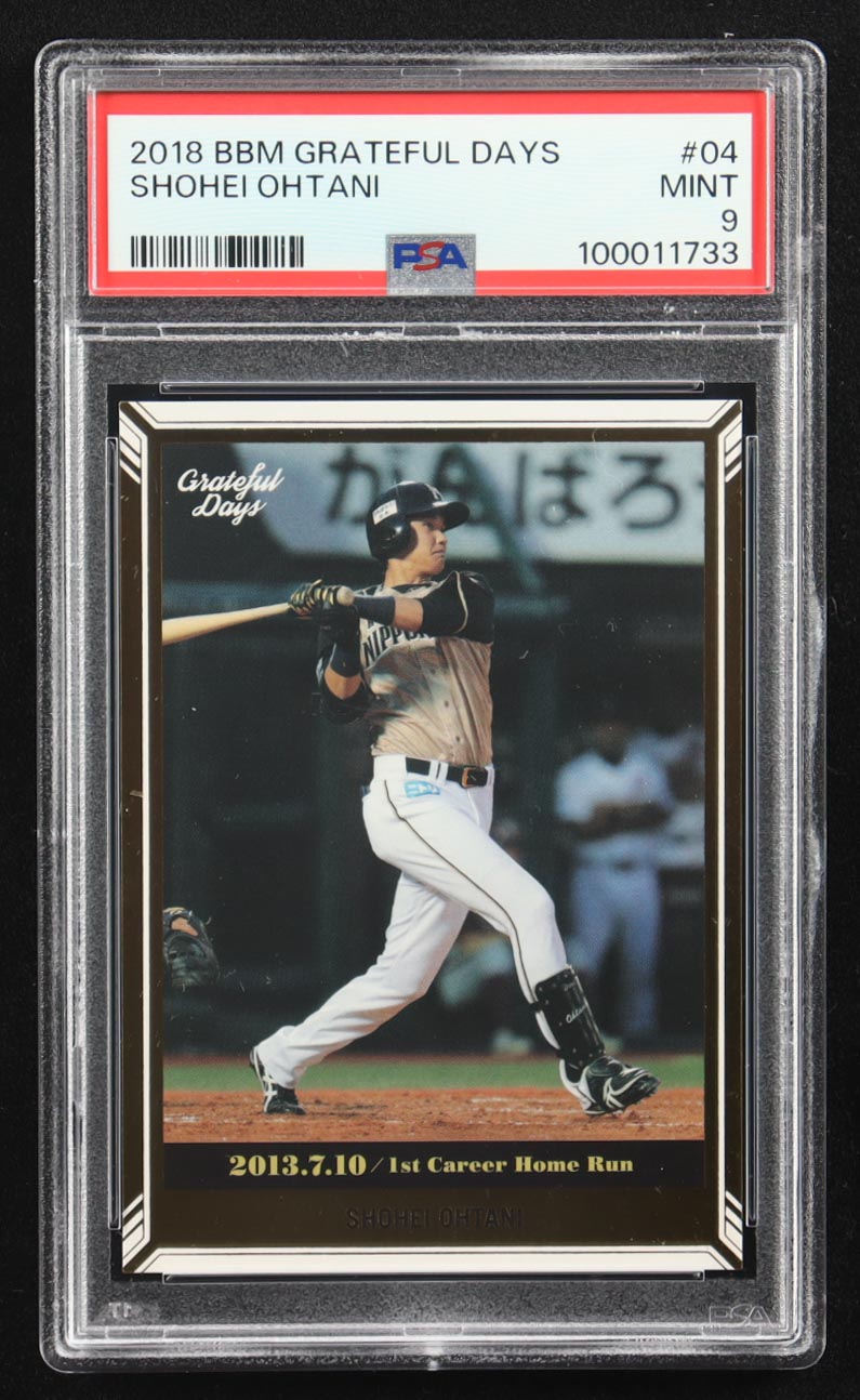 Shohei Ohtani 2018 BBM Grateful Days #04 RC (PSA 9) | Pristine Auction