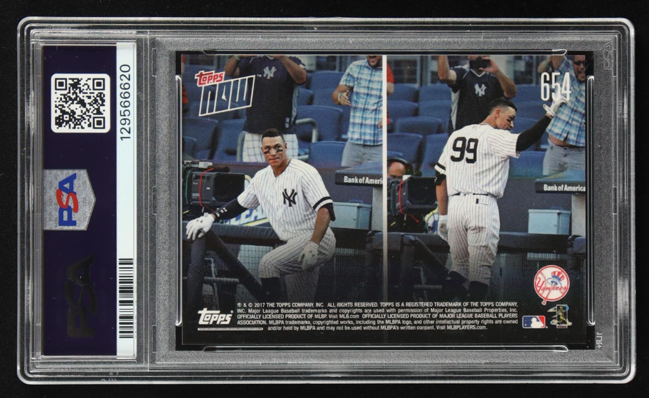 Aaron Judge 2017 Topps Now #654 RC (PSA 10) | Pristine Auction