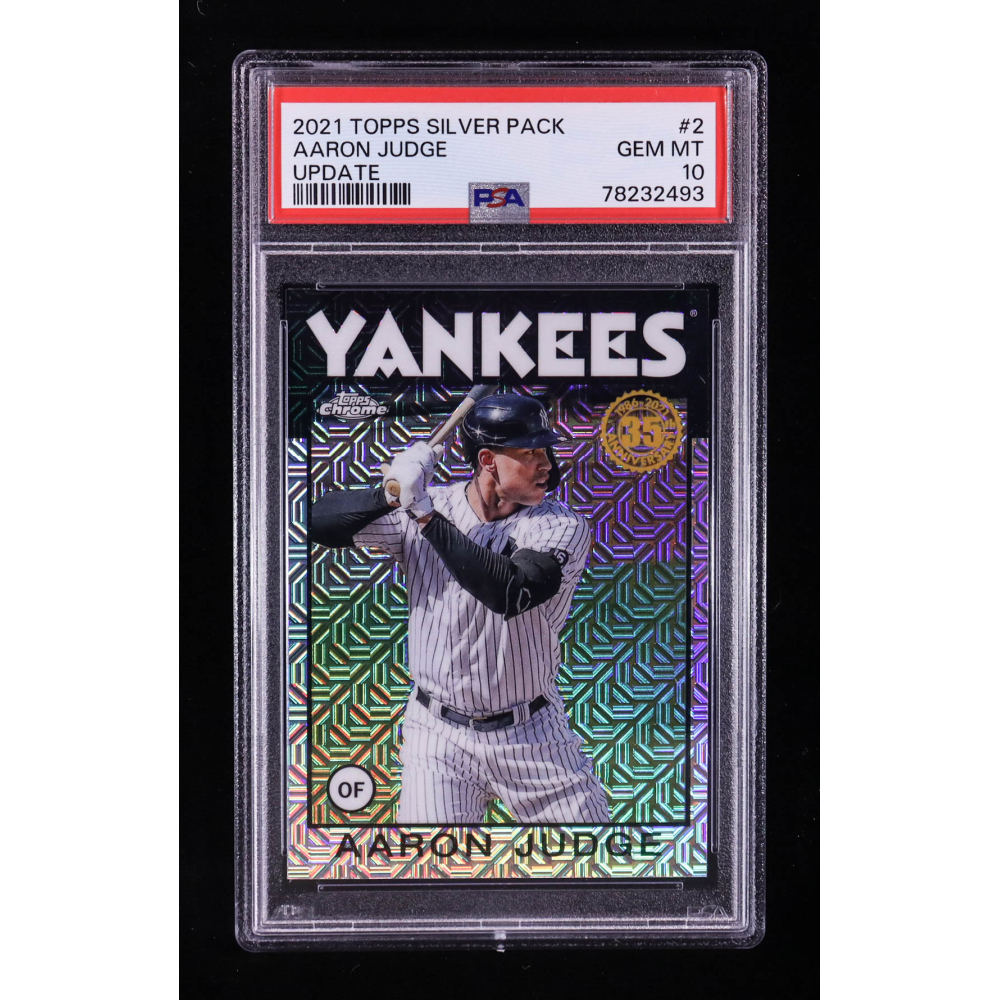 Aaron Judge 2021 Topps Silver Pack Update #2 (PSA 10) | Pristine Auction