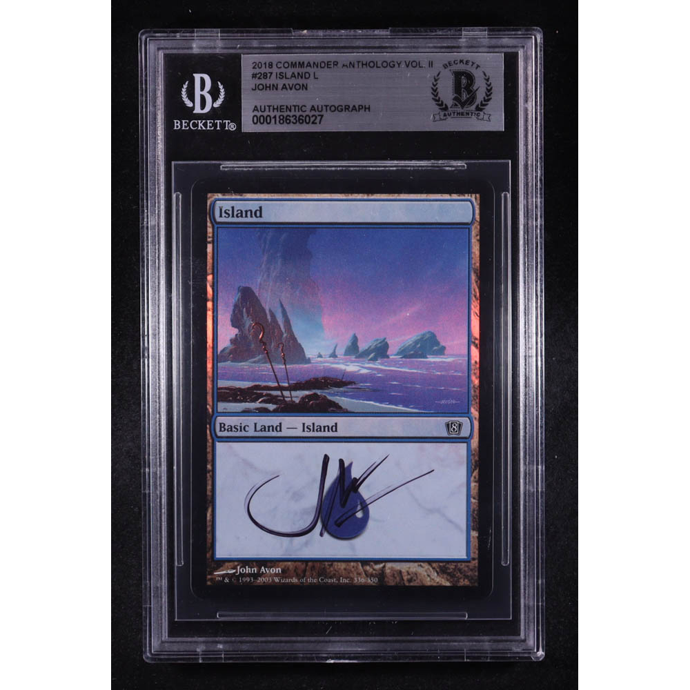 John Avon Signed 2018 Magic The Gathering Commander Anthology #287 ...