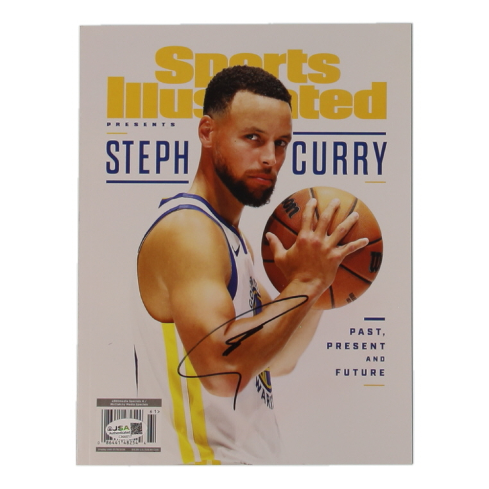 Steph Curry Signed 2025 Sports Illustrated Magazine (JSA) | Pristine ...